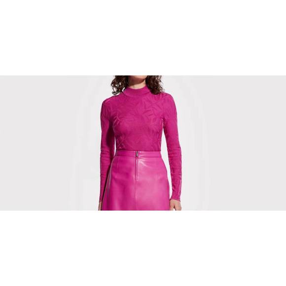 As By Df | Sweaters | New As By Df Remi Turtleneck Top In Raspberry ...